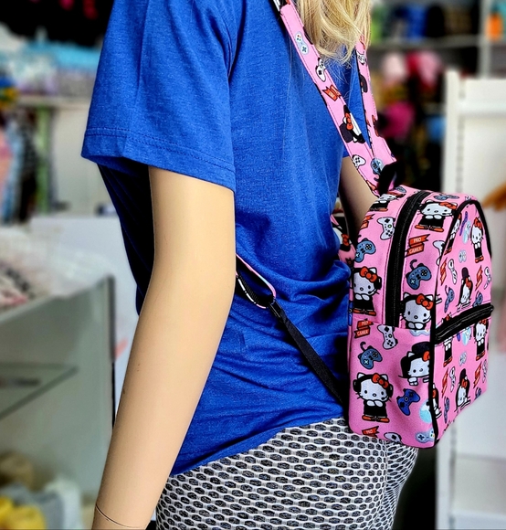 Bags | Hello Kitty Super Gamer Pink Mini Backpack | Poshmark